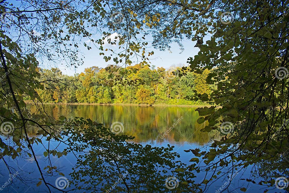 Dingmans Bridge Area at the Delaware River -01 Stock Photo - Image of ...