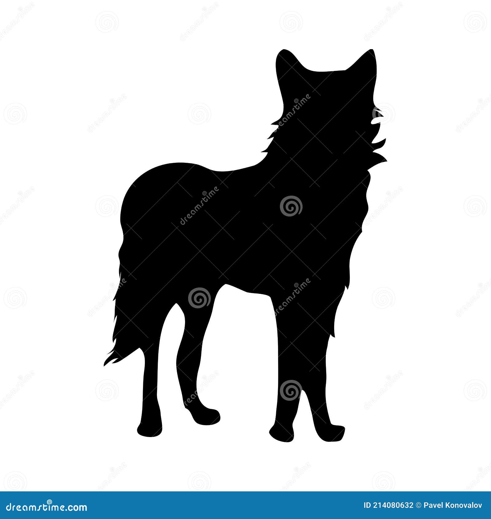 Dingo Dog Symbol Animal Beast Shape Icon Vector Illustration ...