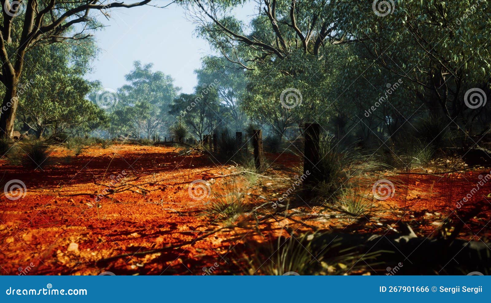 Dingoe Fence in the Australian Outback Stock Photo - Image of ripple ...