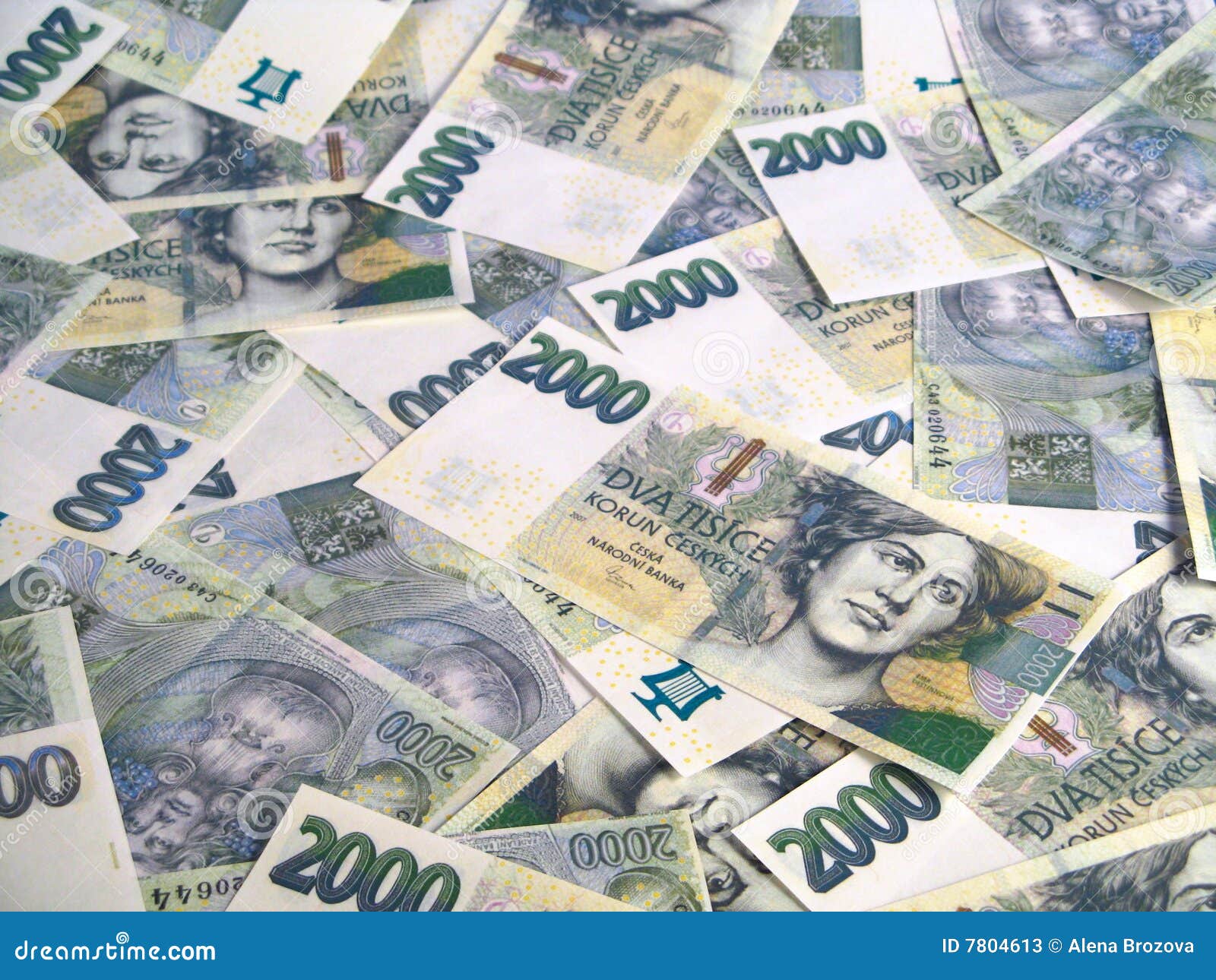 Dinheiro - Notas Checas Das Coroas Imagem de Stock - Imagem de rico ...