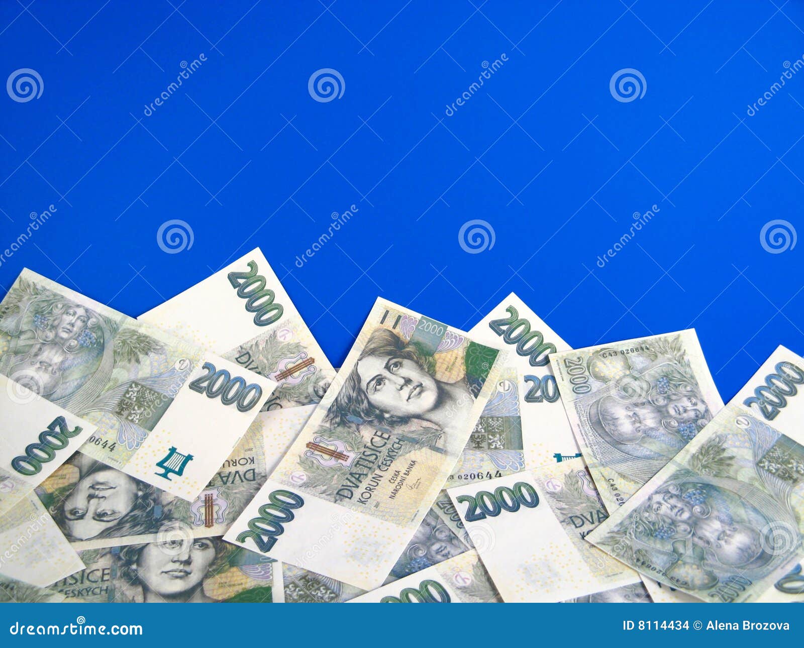 Dinheiro - Notas Checas Das Coroas Foto de Stock - Imagem de custos ...