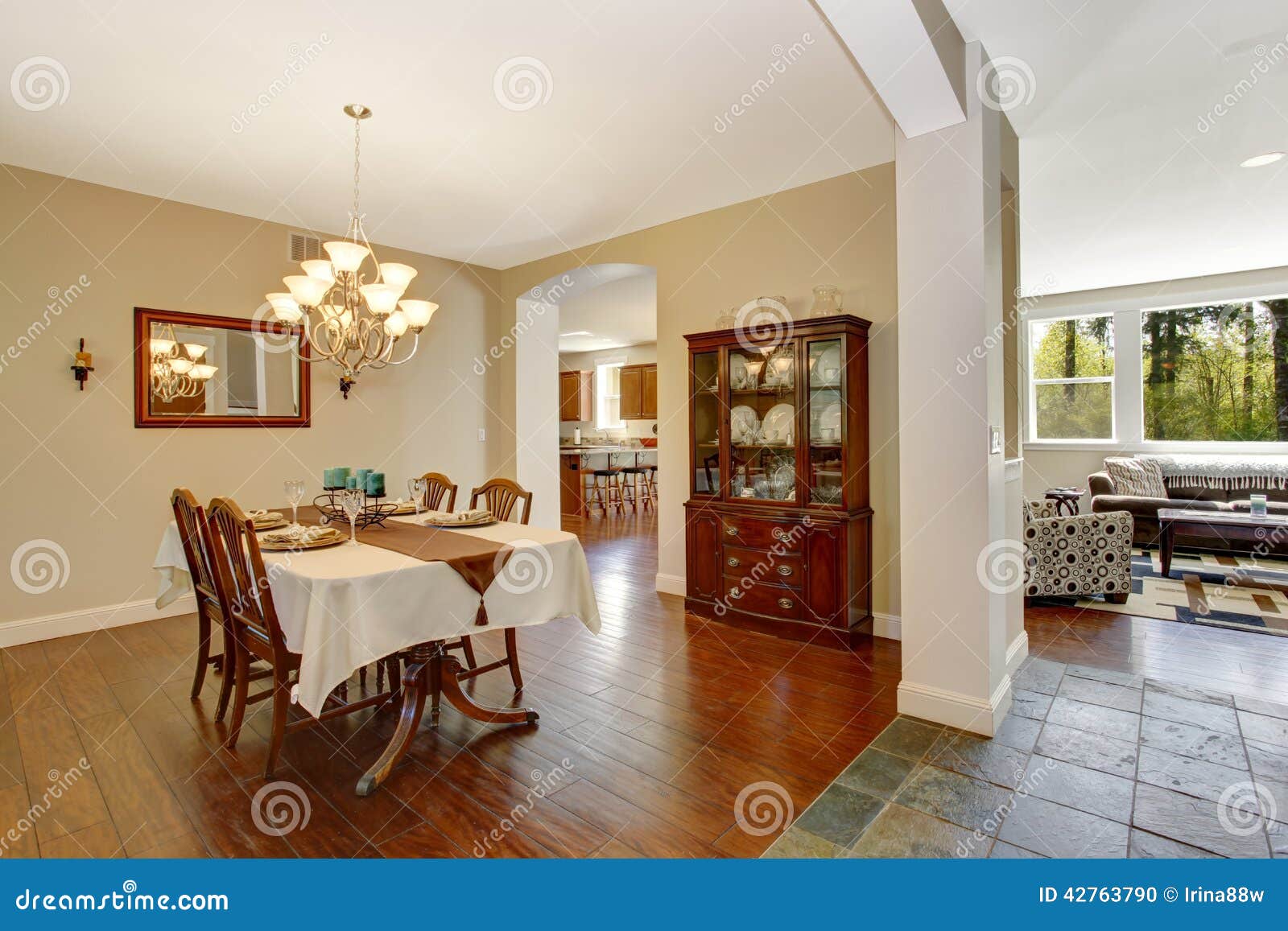 Dining area in old house stock photo. Image of furniture - 42763790