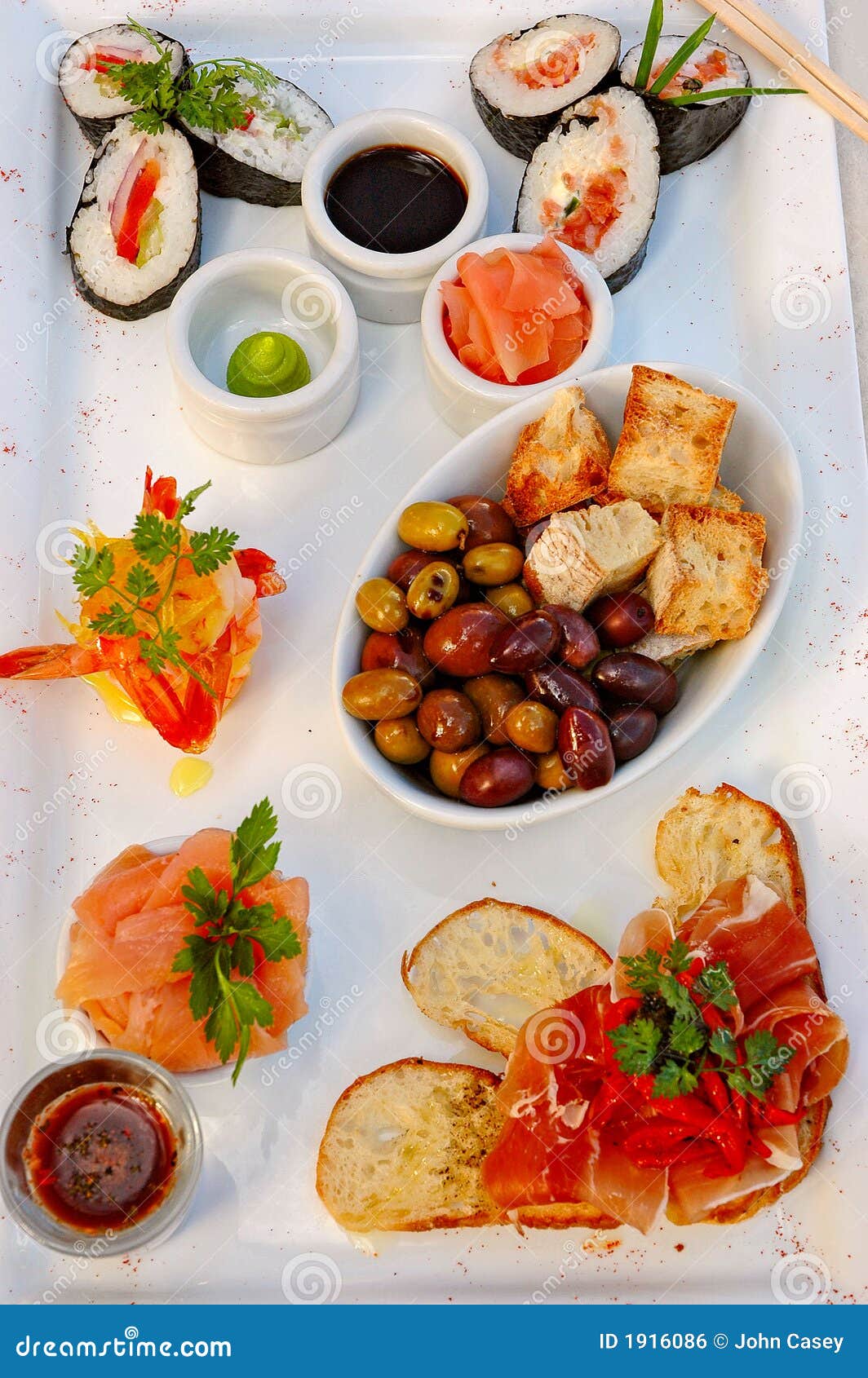 Dining - Asian style stock photo. Image of shrimp, prawns - 1916086