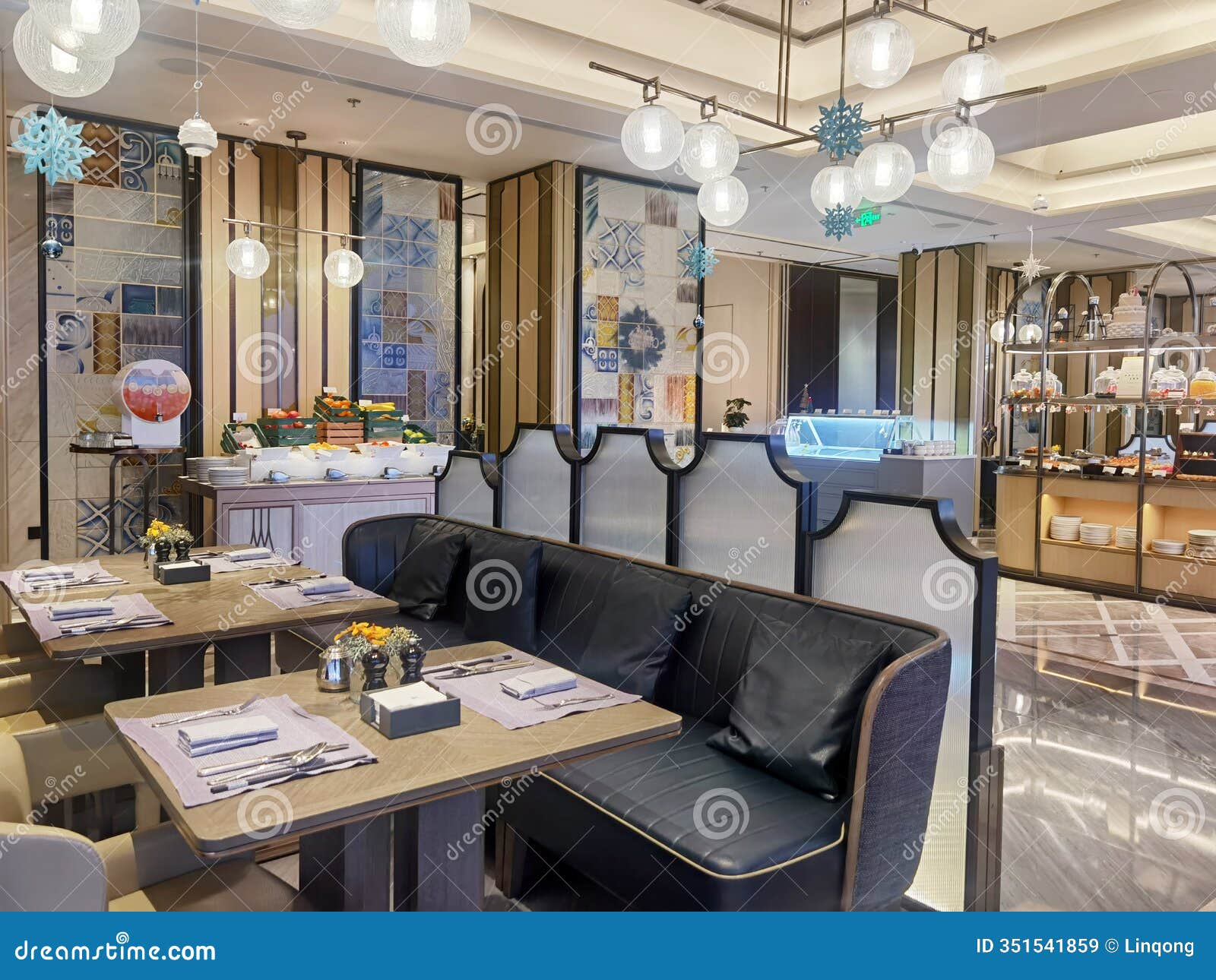 Buffet Restaurant At DFDS Crown Ferry From Copenhagen To Oslo ...