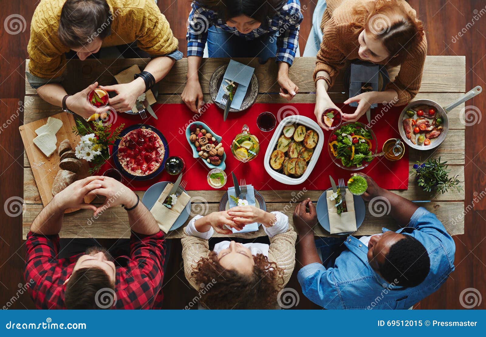 Dining friends stock image. Image of food, casual, women - 69512015