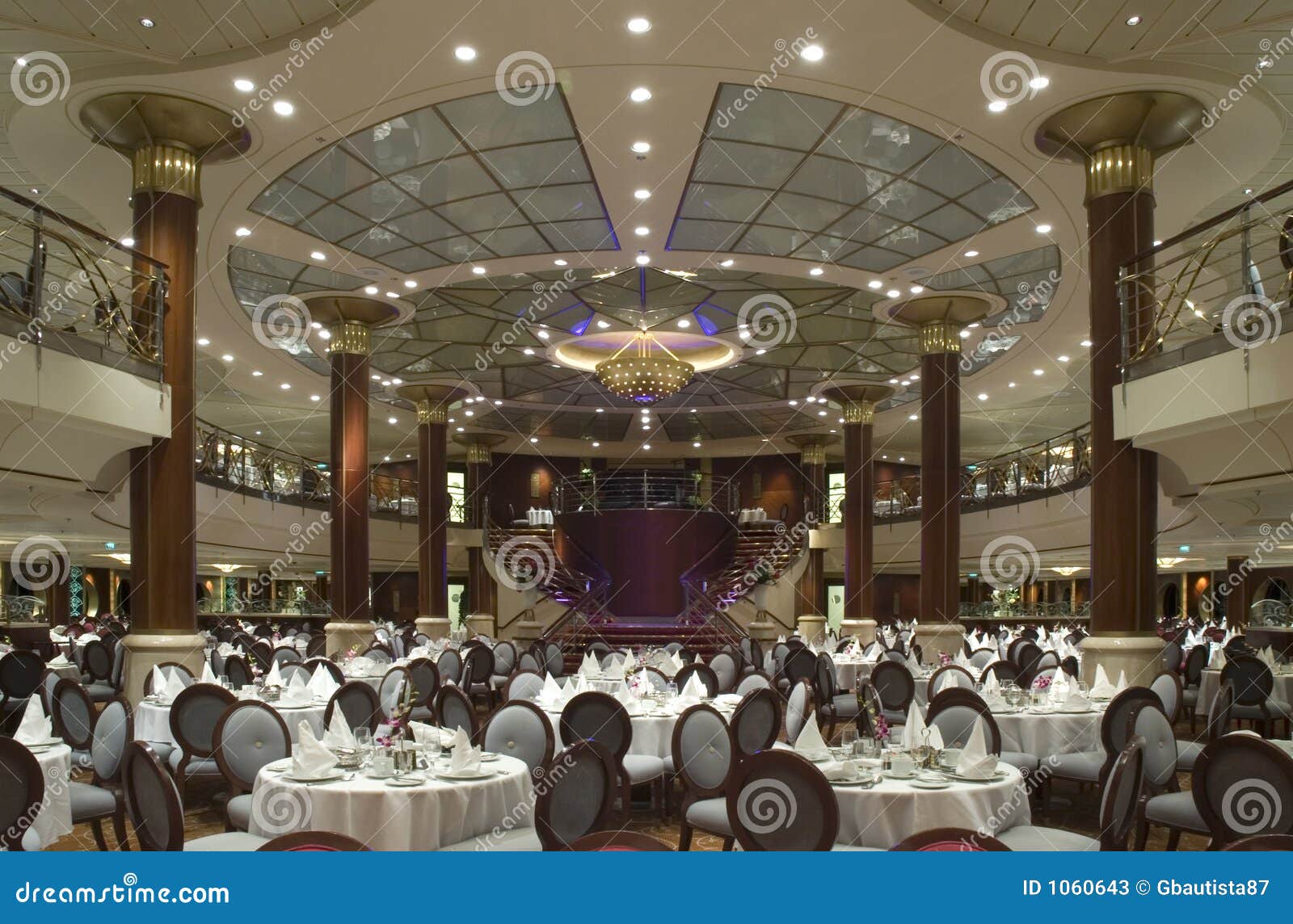 Dining Hall stock image. Image of elegant, decorate, night - 1060643