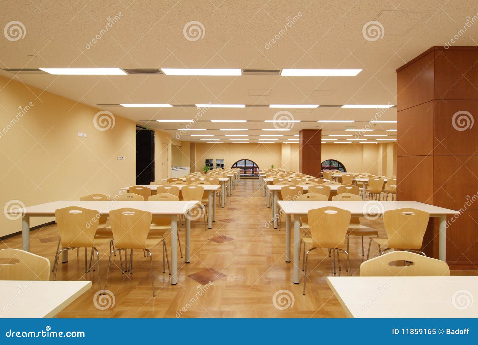 Dining hall stock image. Image of bistro, lunchroom, colorful - 11859165