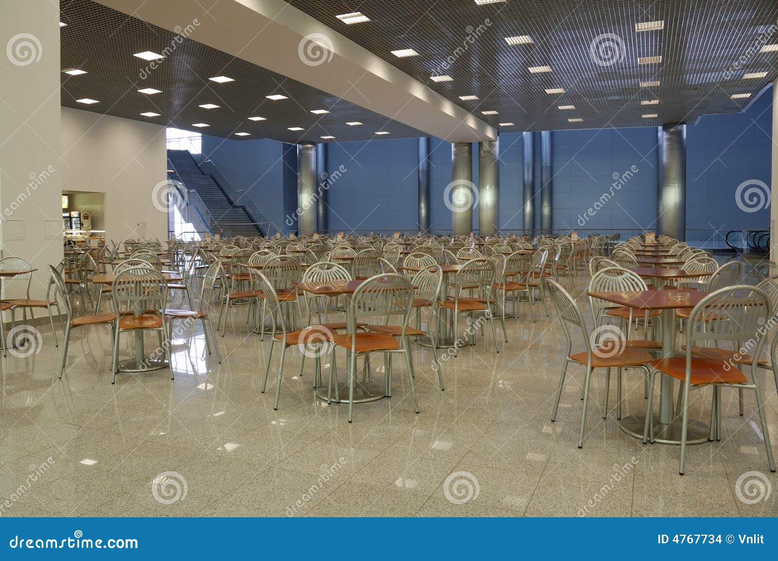 Dining hall stock photo. Image of reflection, design, city - 4767734