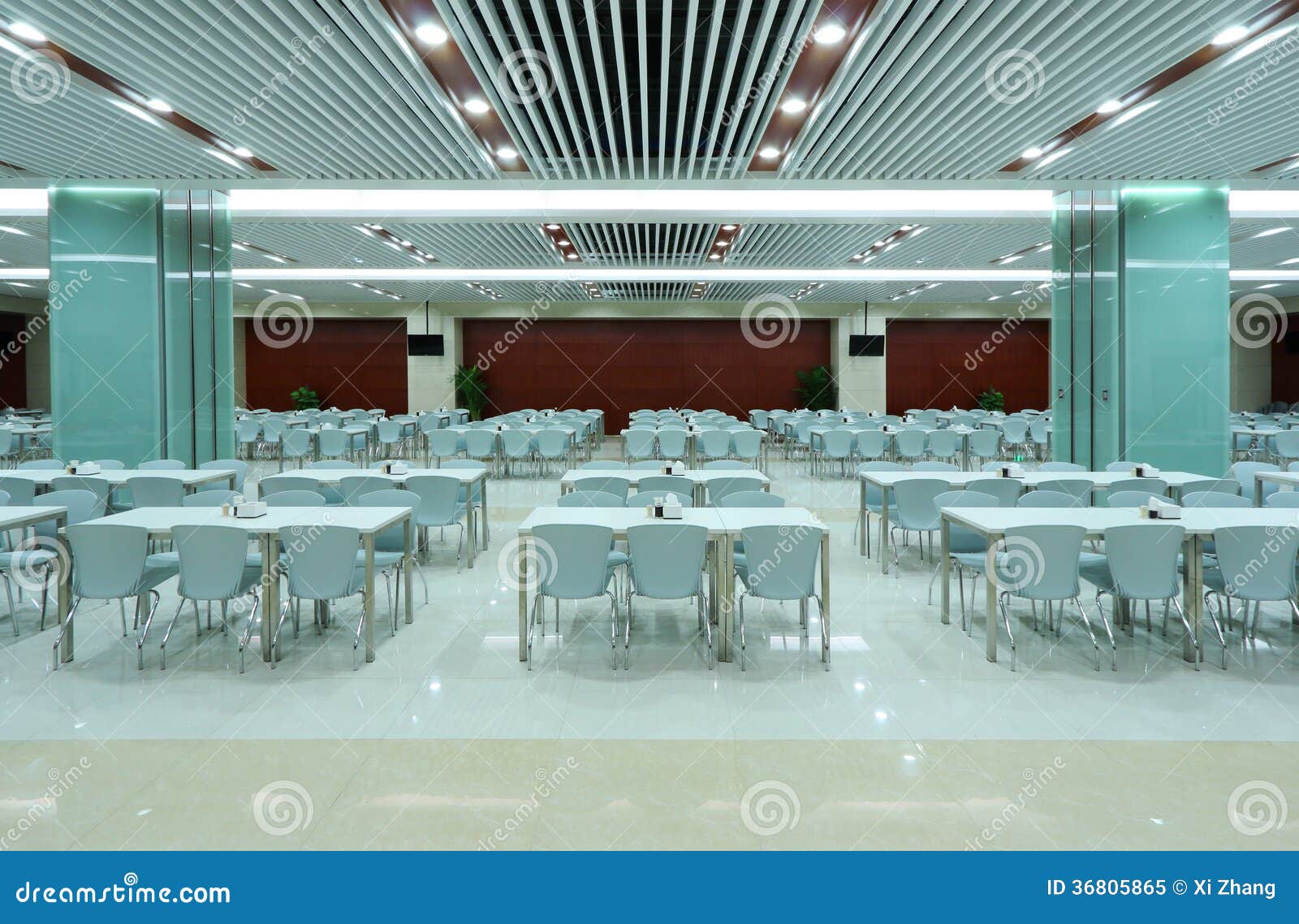 Dining Hall stock image. Image of light, fashion, palm - 36805865