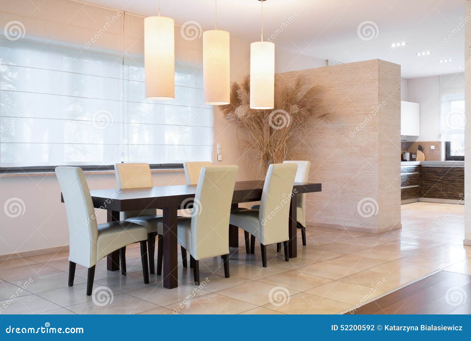 Dining hall stock photo. Image of apartment, idea, expensive - 52200592