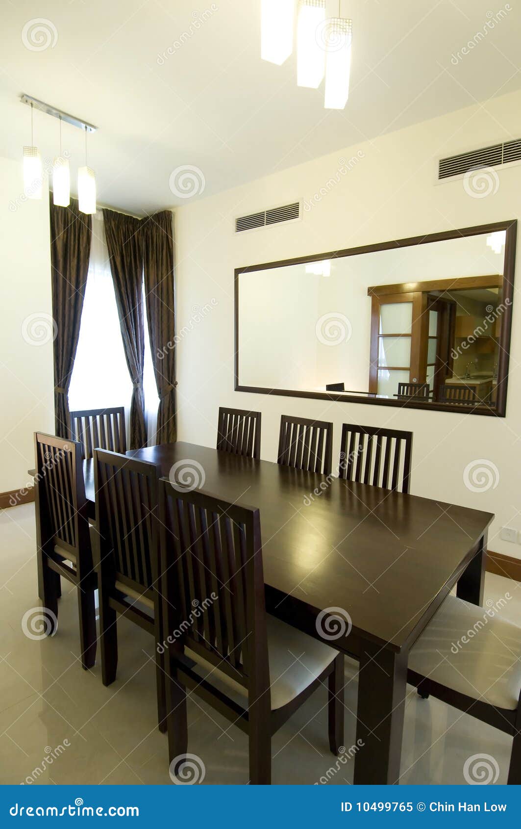 Dining room stock image. Image of lifestyle, room, wood - 10499765