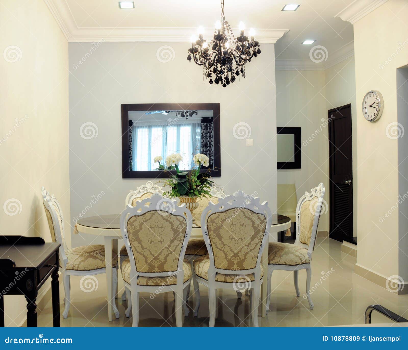 Dining room stock image. Image of frame, room, dining - 10878809