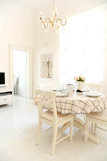 Dining room stock photo. Image of catering, furniture - 18369392