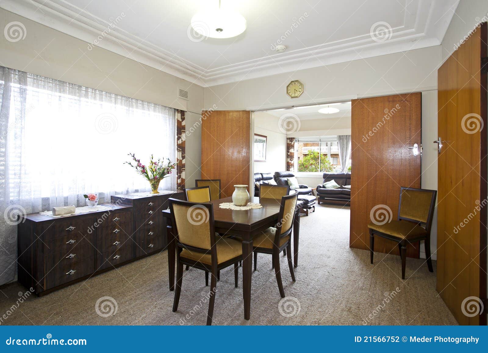 Dining room stock photo. Image of candle, estate, glass - 21566752