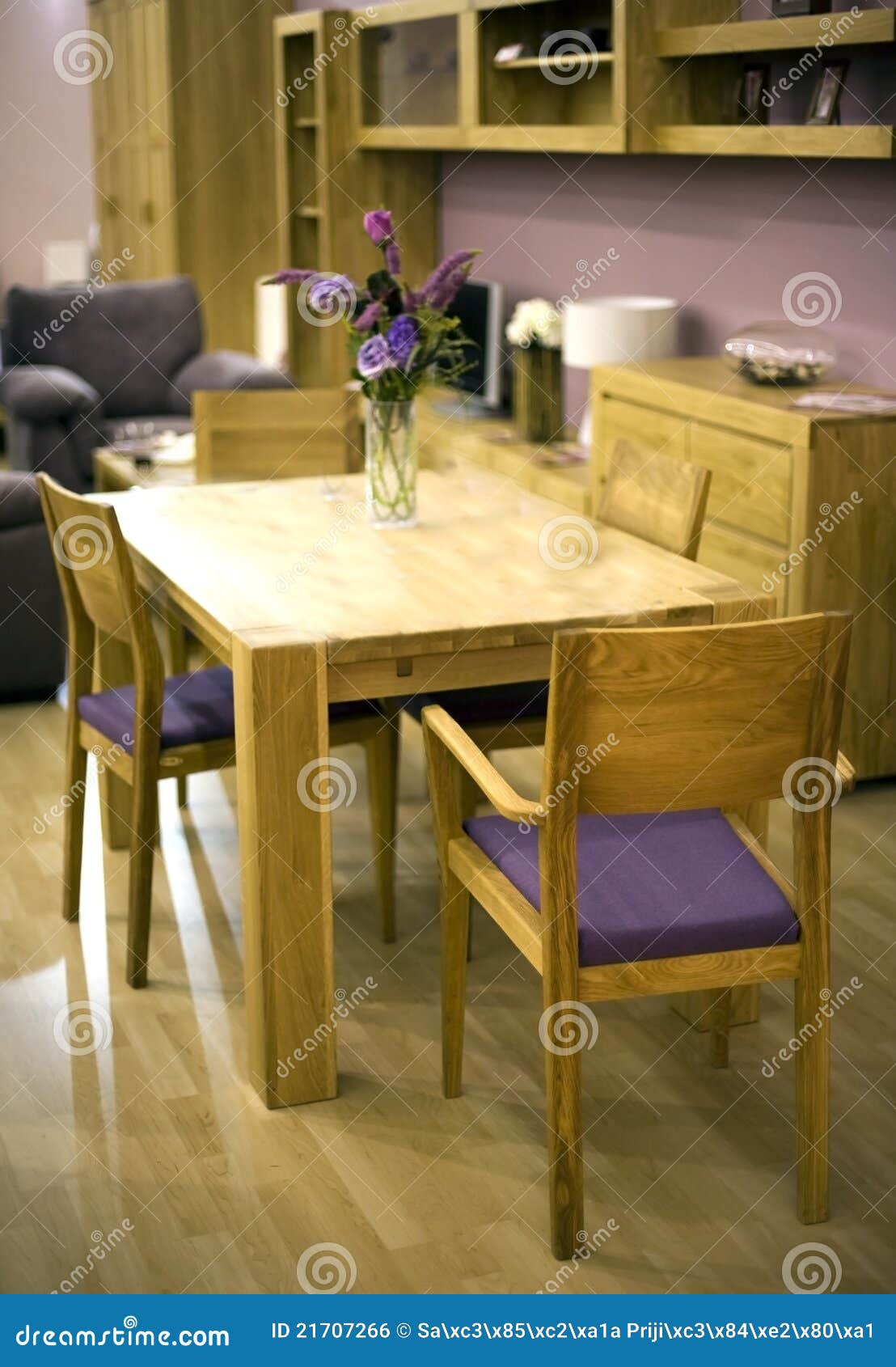 Dining room stock photo. Image of decorated, decor, dining - 21707266