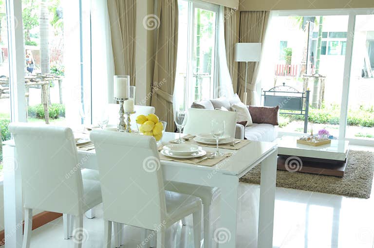 Dining room stock image. Image of contemporary, fashion - 21974491