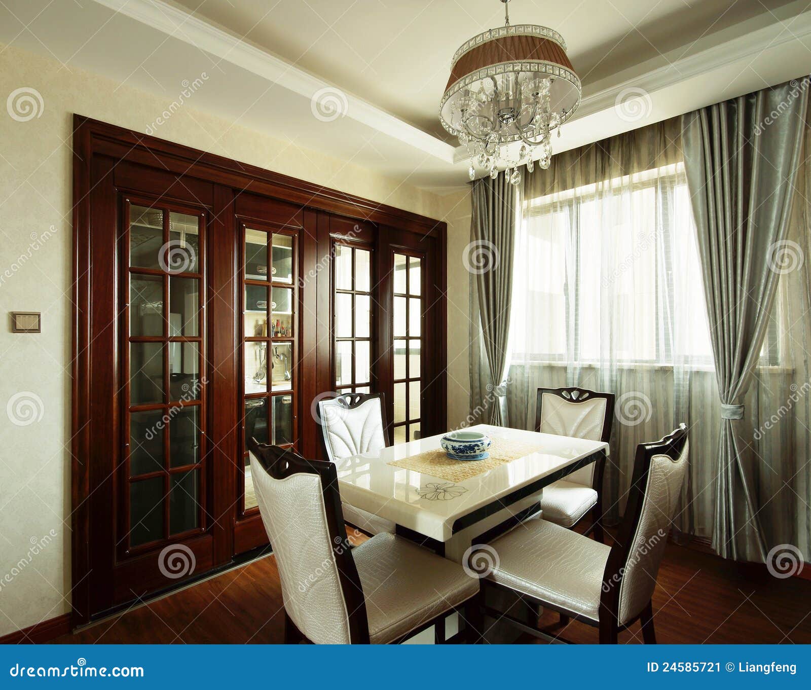 Dining room stock image. Image of expensive, furniture - 24585721