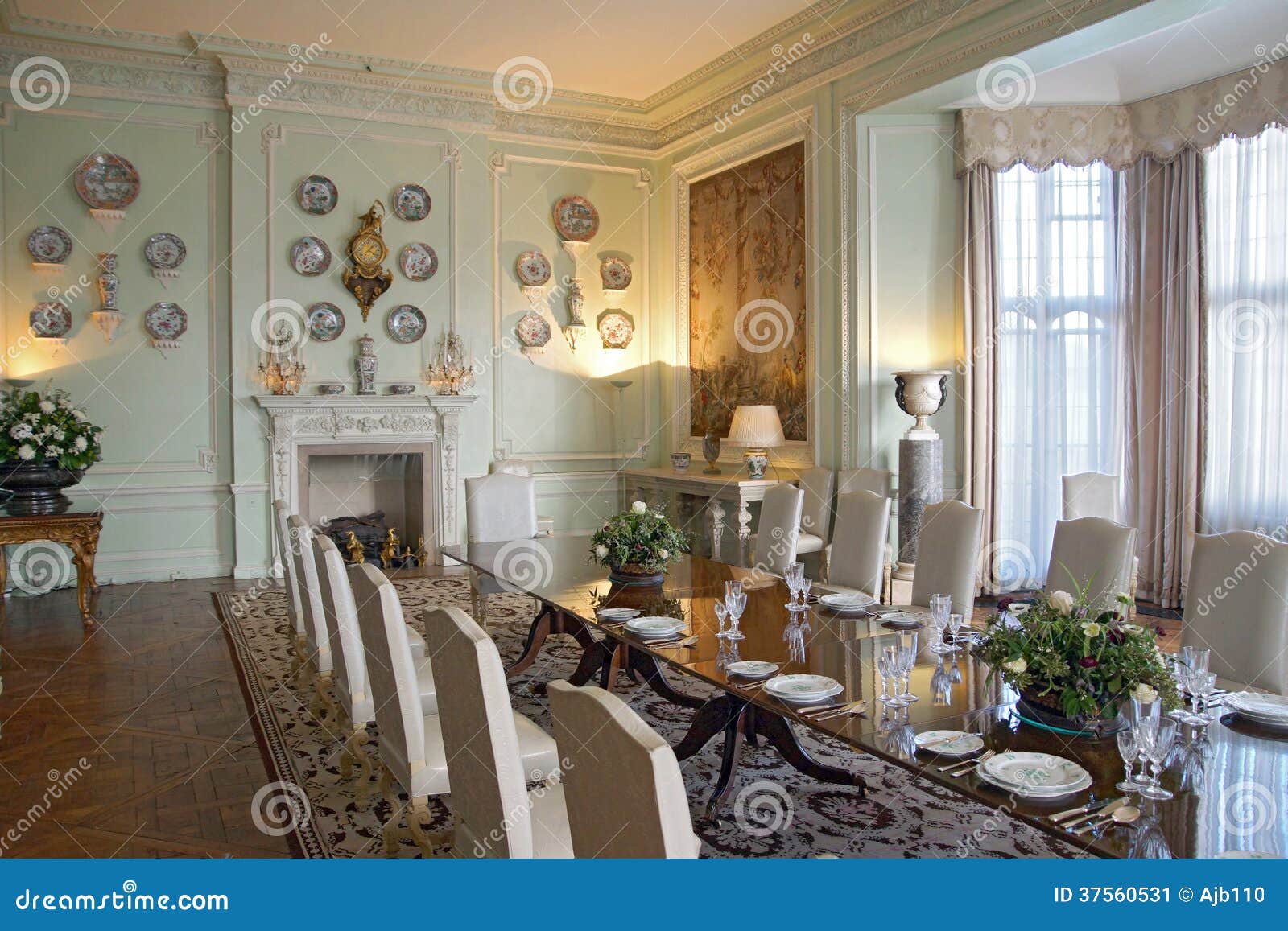 The Dining room stock image. Image of chairs, room, table - 37560531