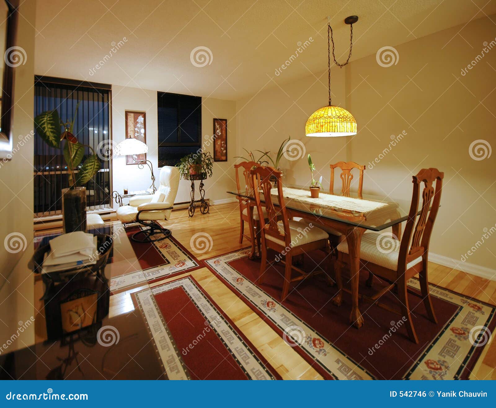 Dining room stock photo. Image of dining, apartment, furniture - 542746