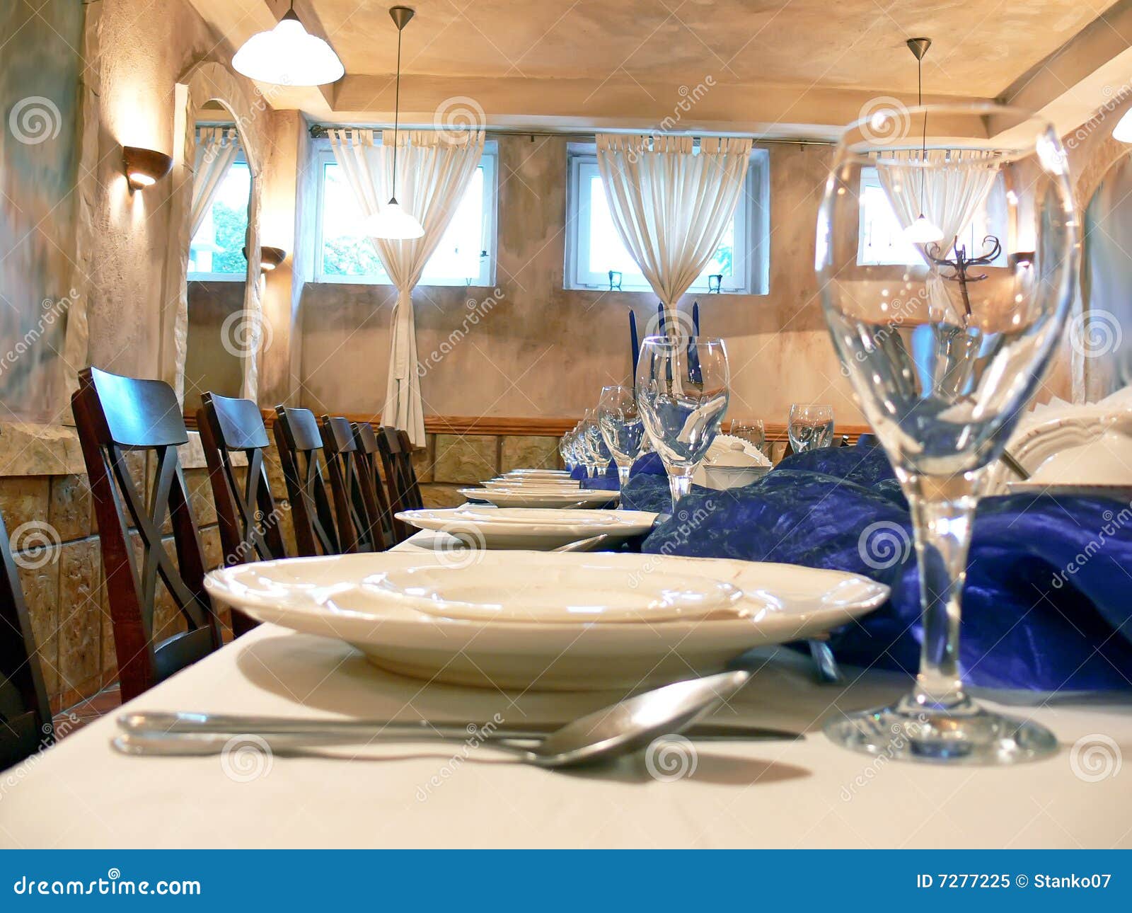 Dining room stock image. Image of dining, eating, furnished - 7277225