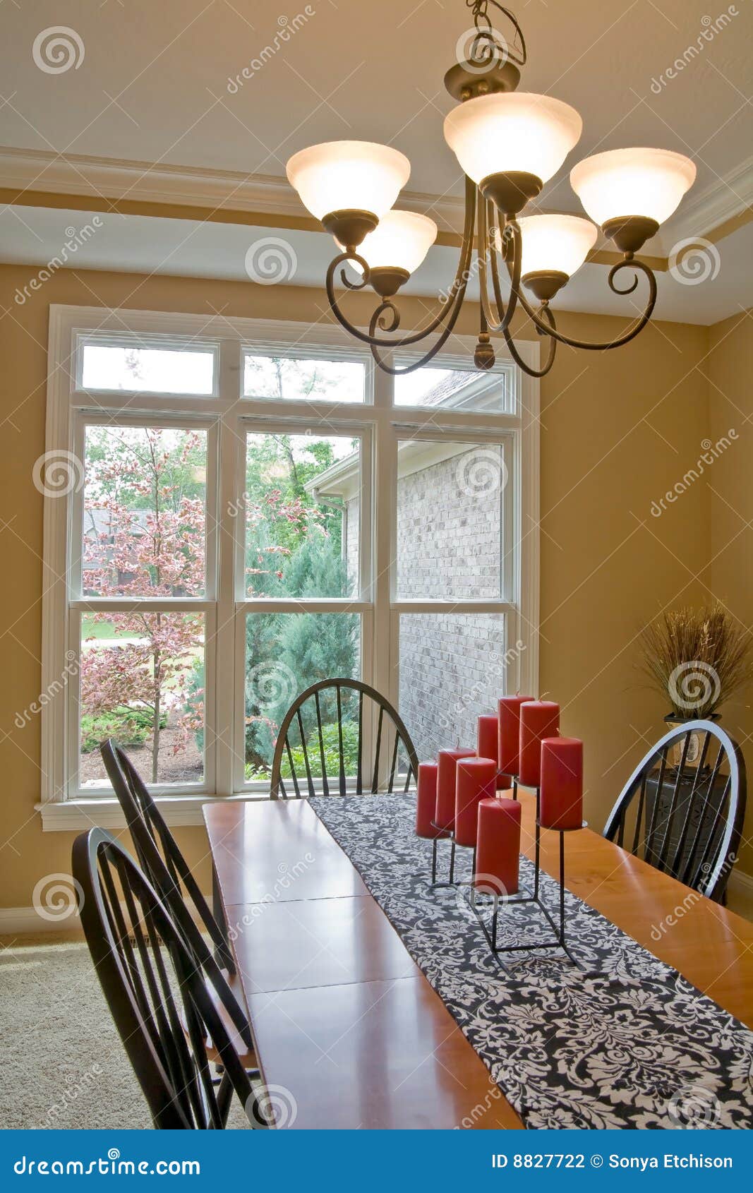 Dining Room stock photo. Image of area, beautiful, house - 8827722