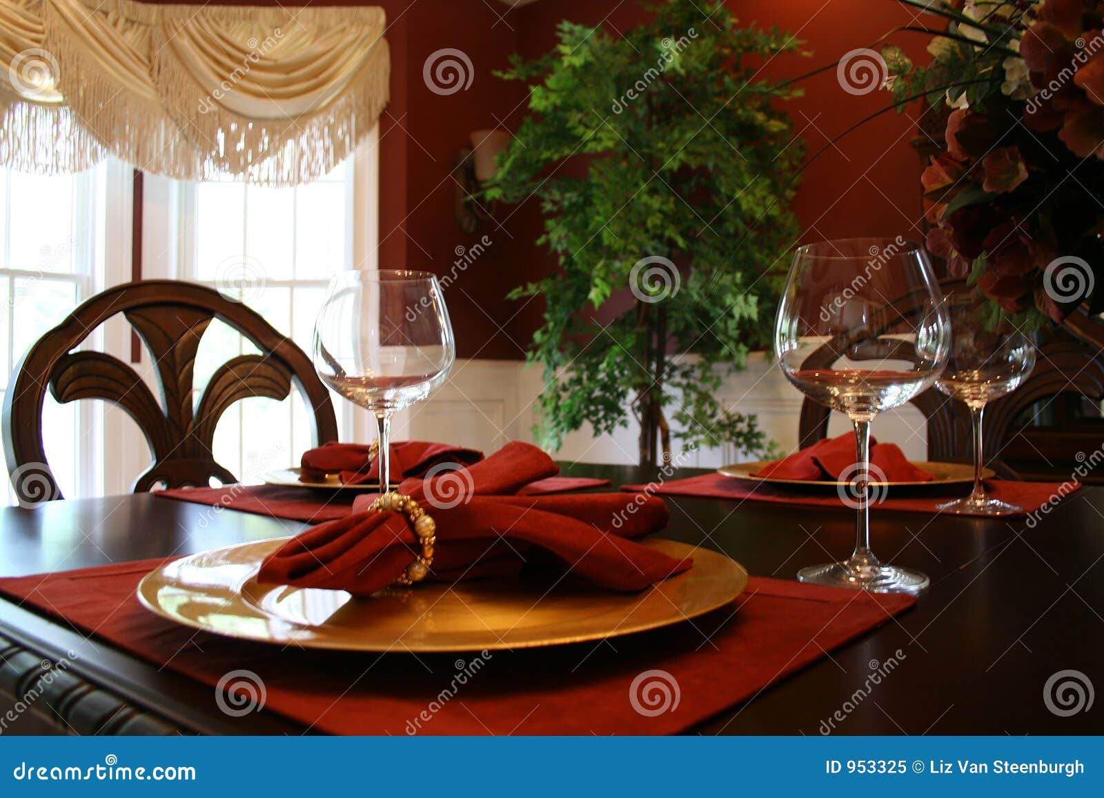 Dining Room stock image. Image of home, interior, dinner - 953325