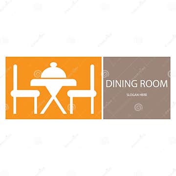 Dining room logo vector stock vector. Illustration of style - 173775371