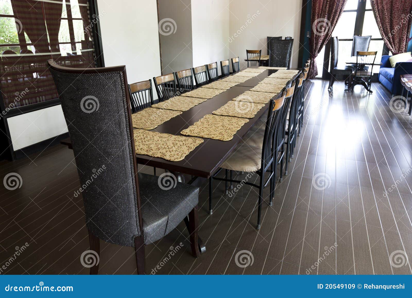 Dining Setup in a Home or a Restaurant Stock Image - Image of luxury ...