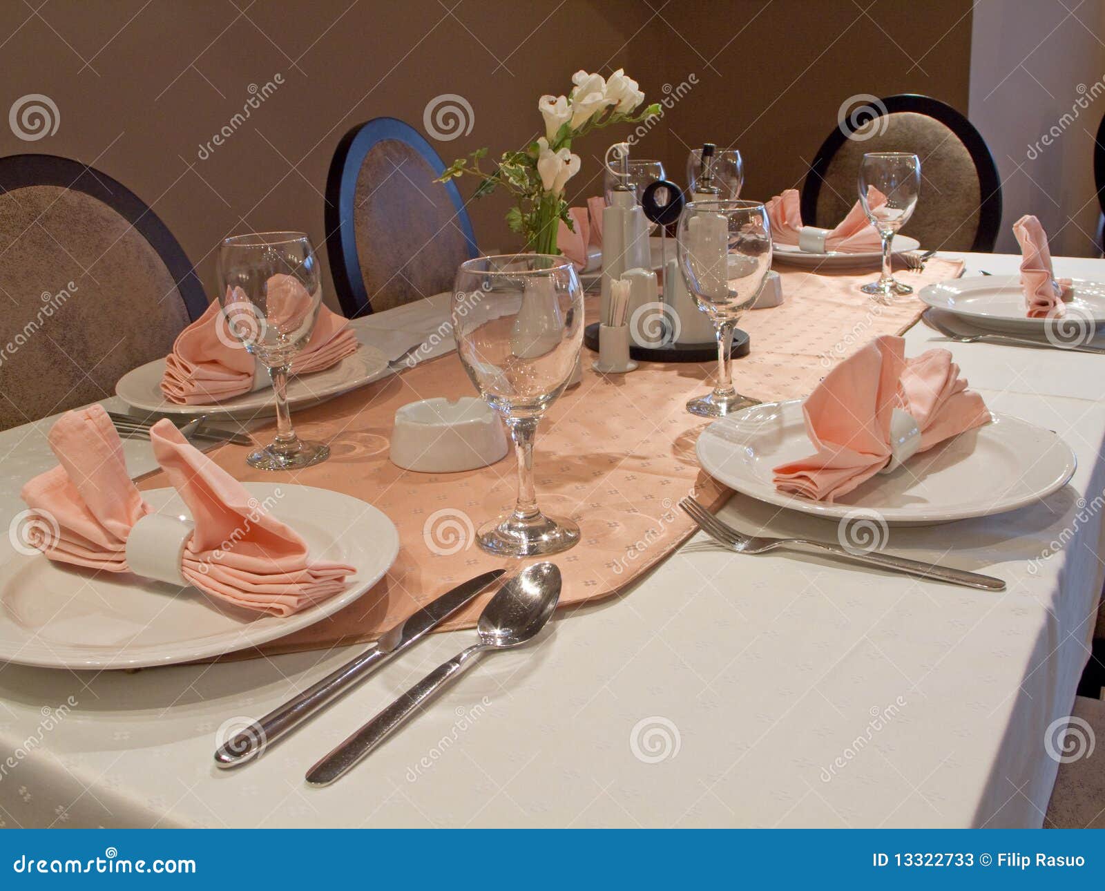 Dining table stock image. Image of chairs, event, nice - 13322733