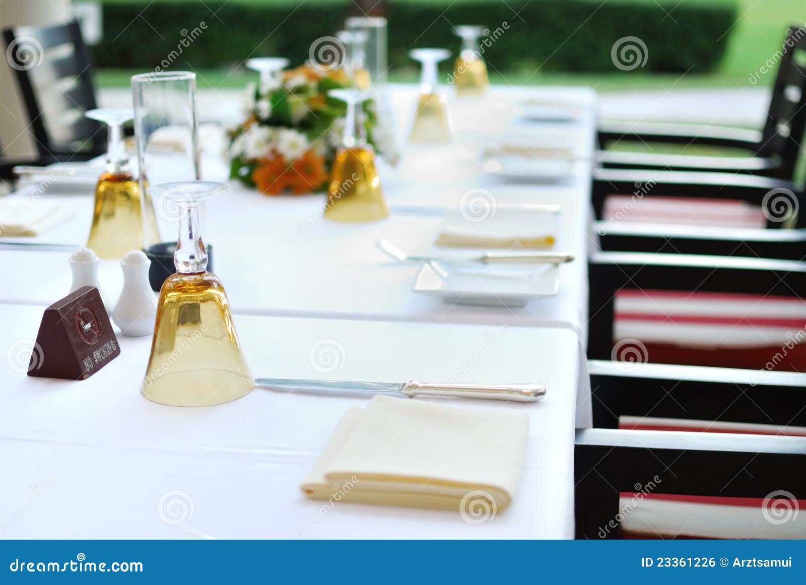Dining table stock photo. Image of luxury, decoration - 23361226