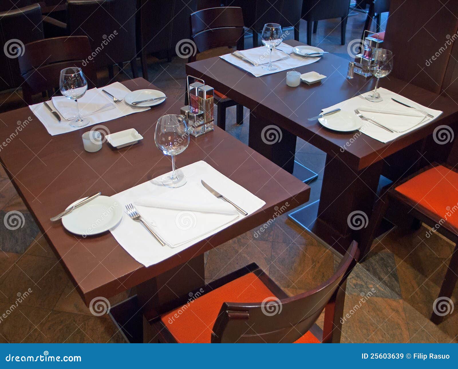 Dining table stock image. Image of cutlery, serviette - 25603639