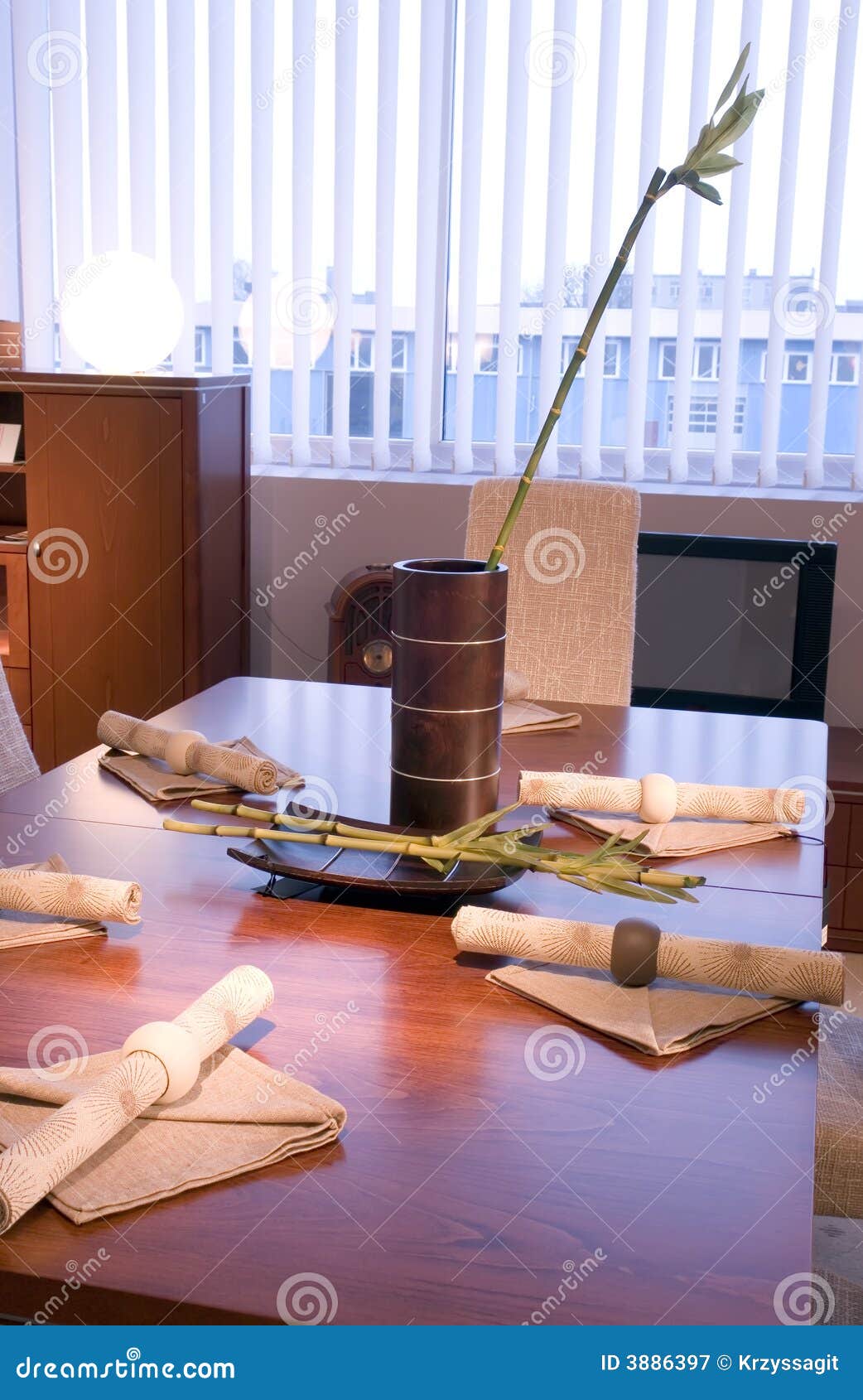 Dining Table stock image. Image of table, prepared, decor - 3886397