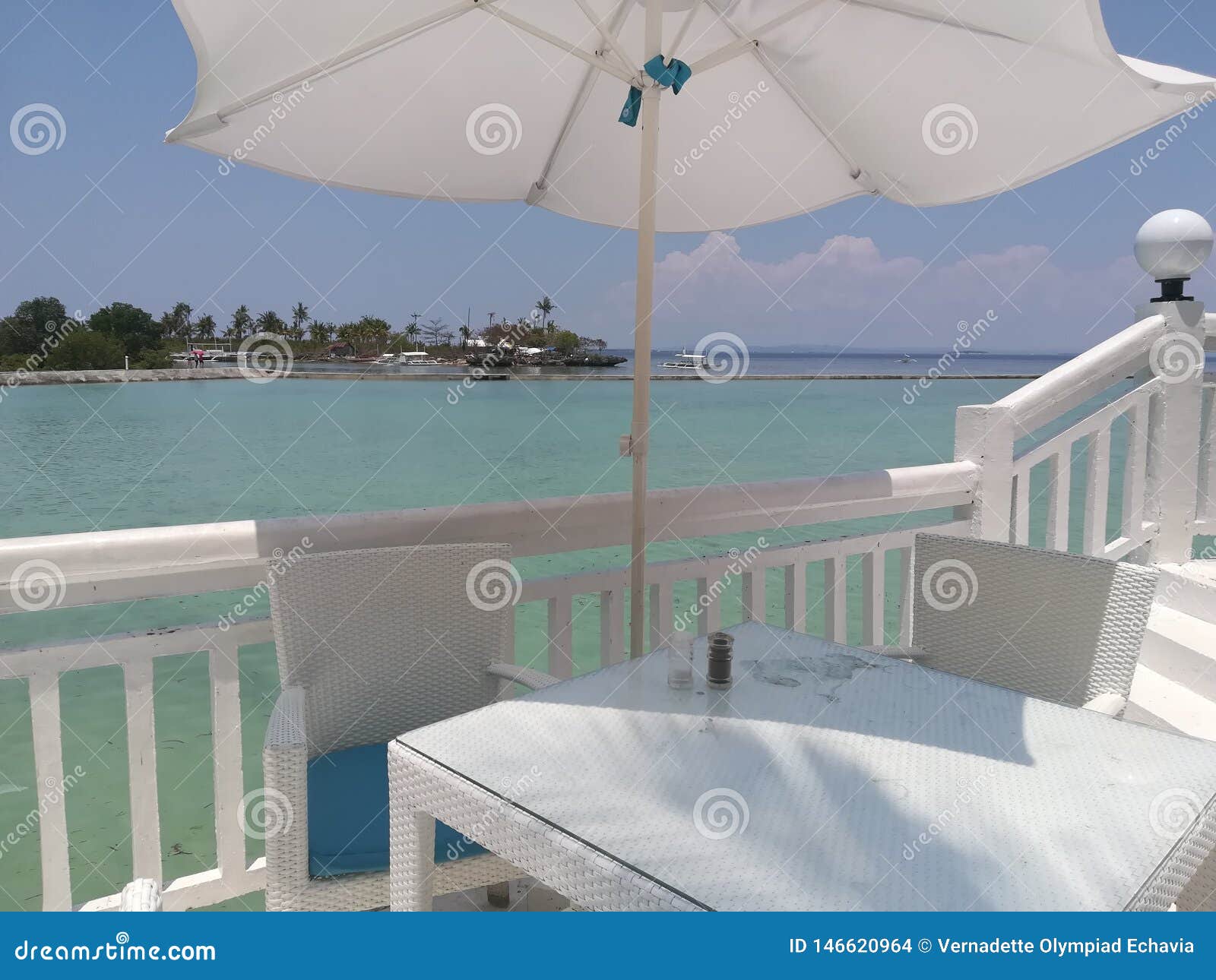 Dining Table Facing the Ocean Stock Photo - Image of philippines ...