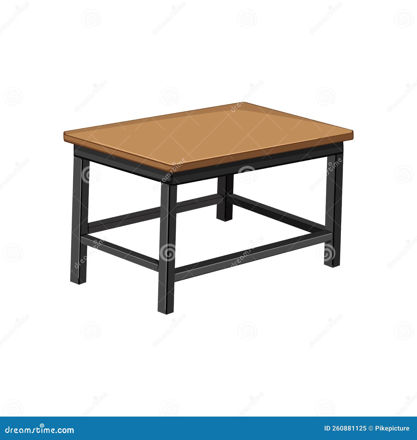 Dining Table Dining Cartoon Vector Illustration Stock Vector ...