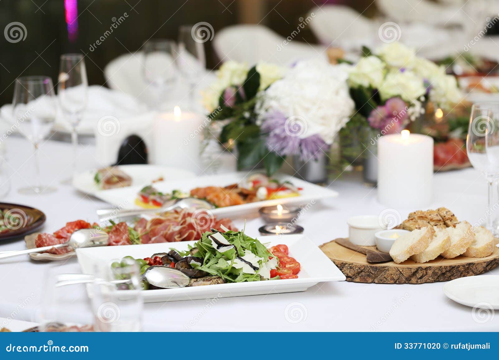 Dining Table at a Celebration Stock Photo - Image of celebration ...