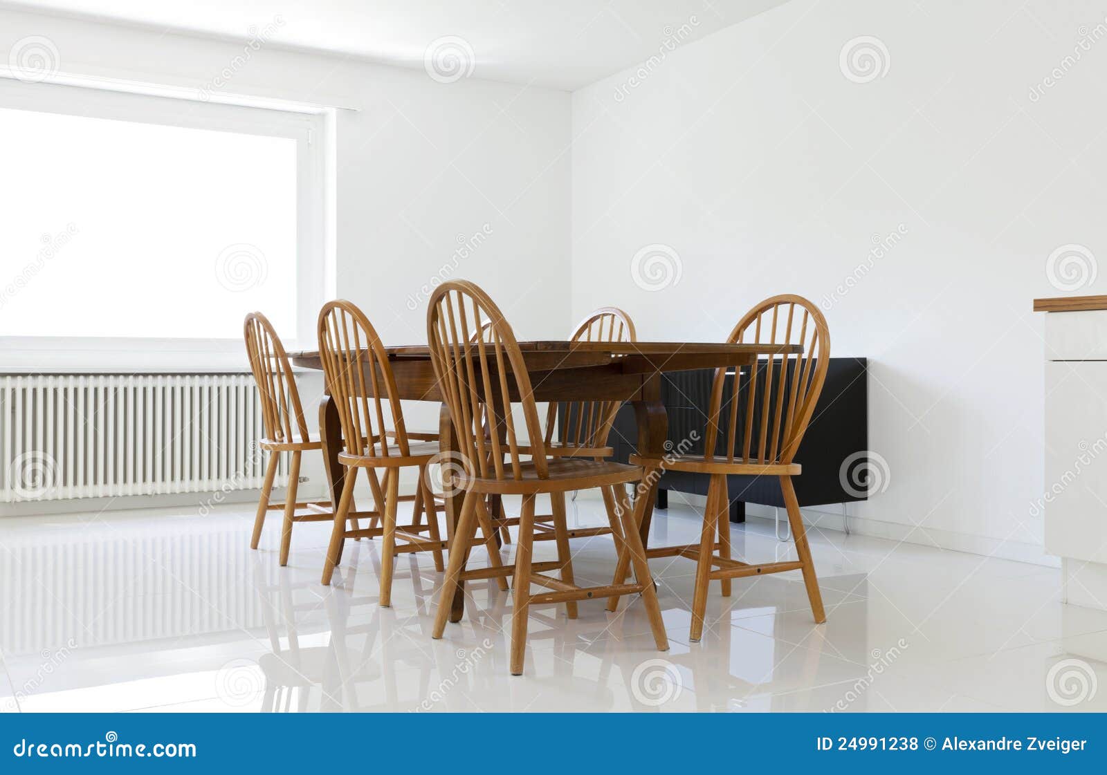 Dining table and chairs stock photo. Image of floor, house - 24991238
