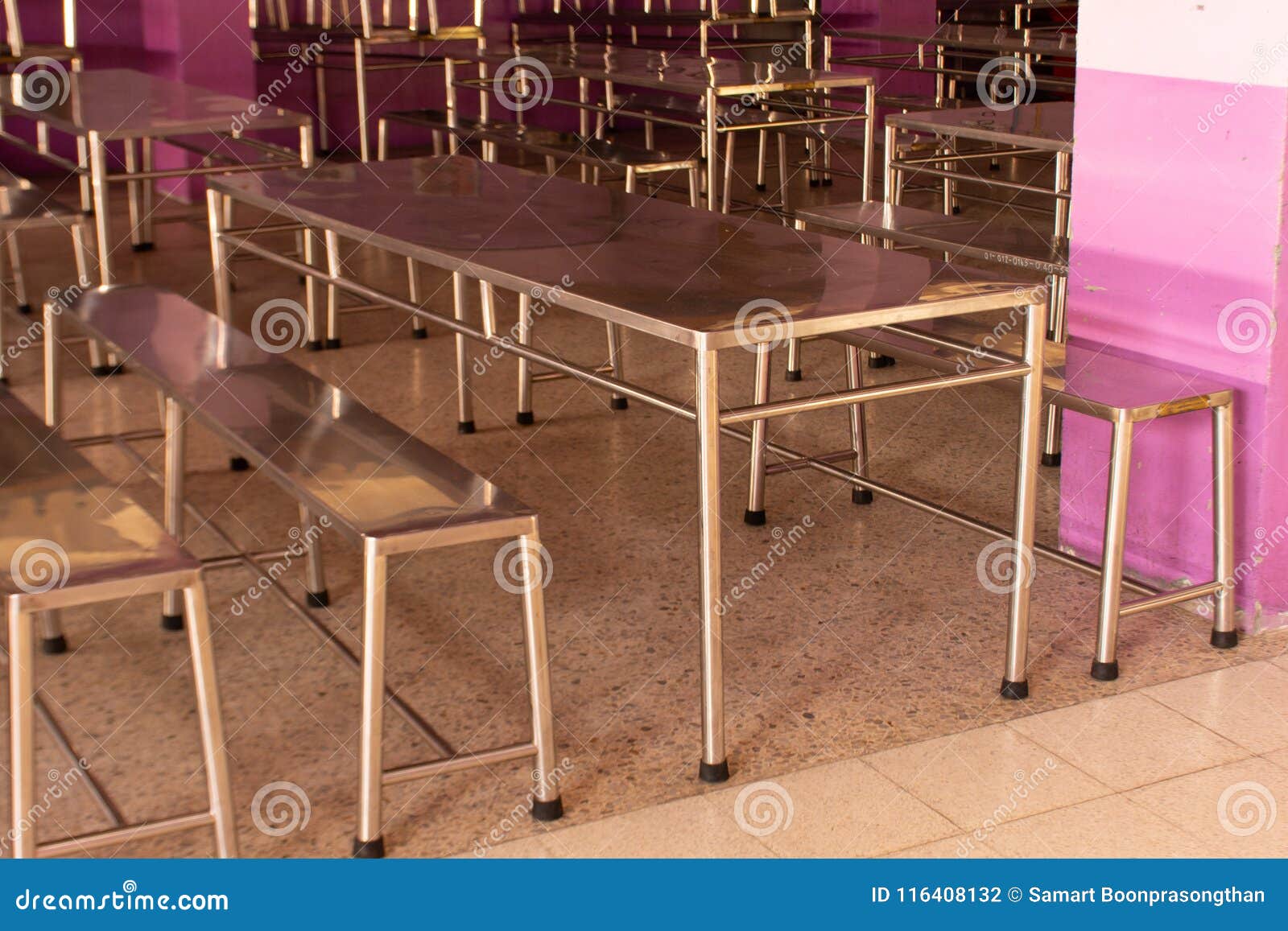 Dining Table Child Elementary School. Stock Photo - Image of elementary ...