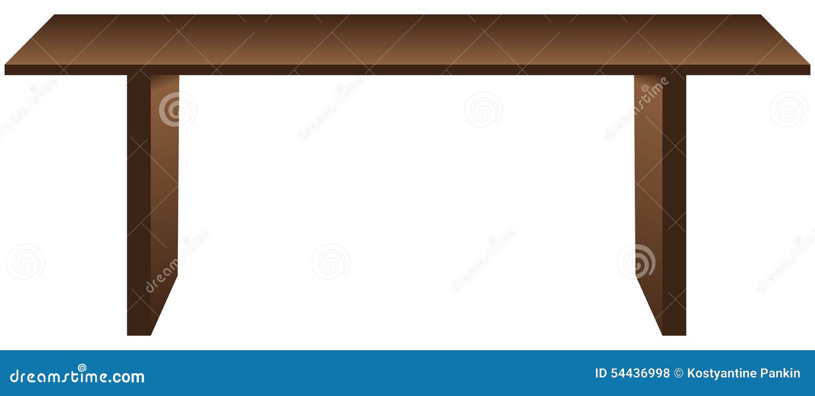 Dining table stock vector. Illustration of simple, decoration - 54436998