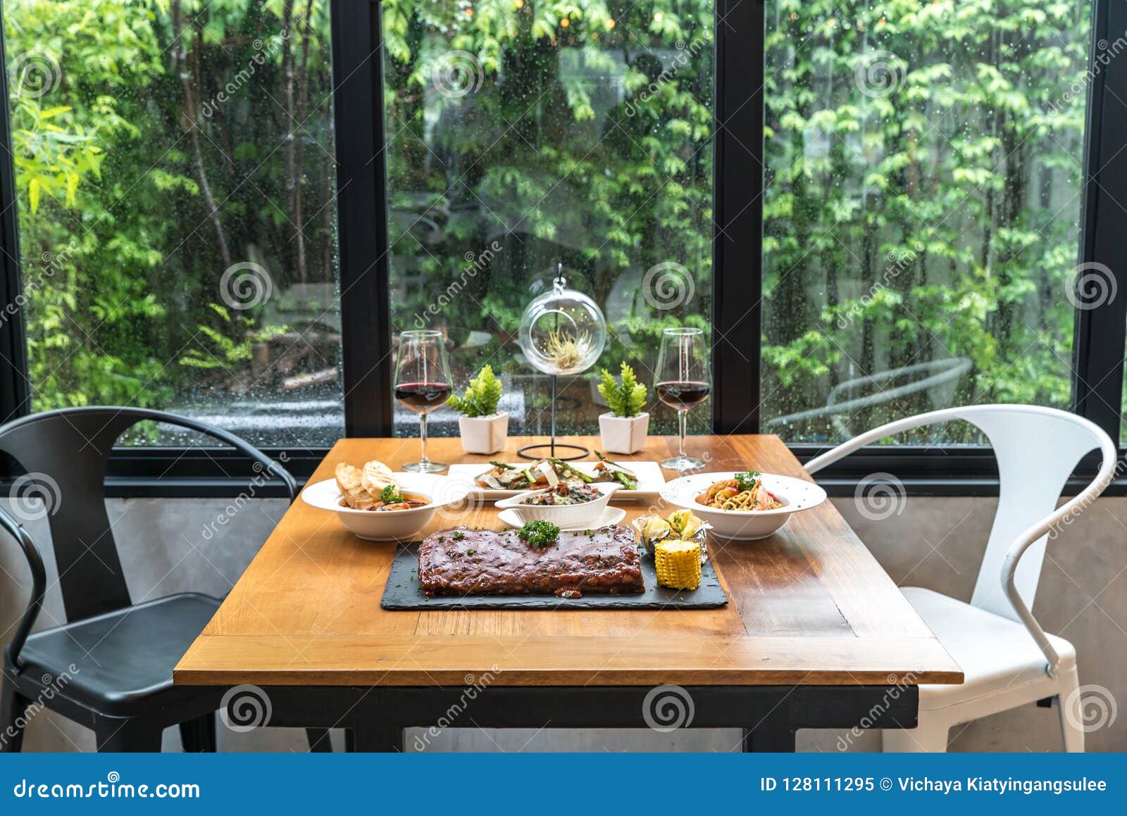 Dining table stock image. Image of dish, eating, fresh - 128111295