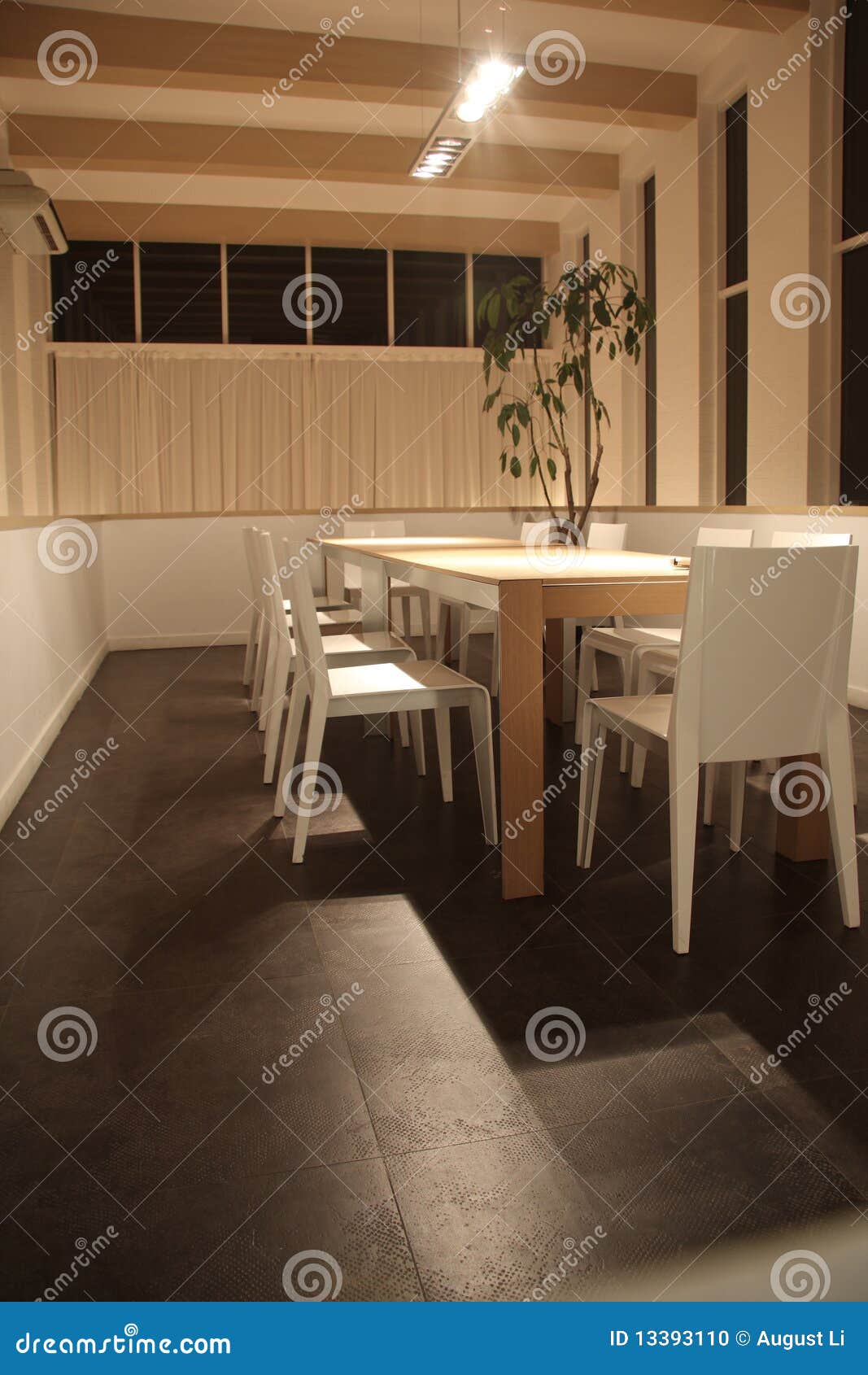 Dining Table or Meeting Room Stock Photo - Image of business, lifestyle ...
