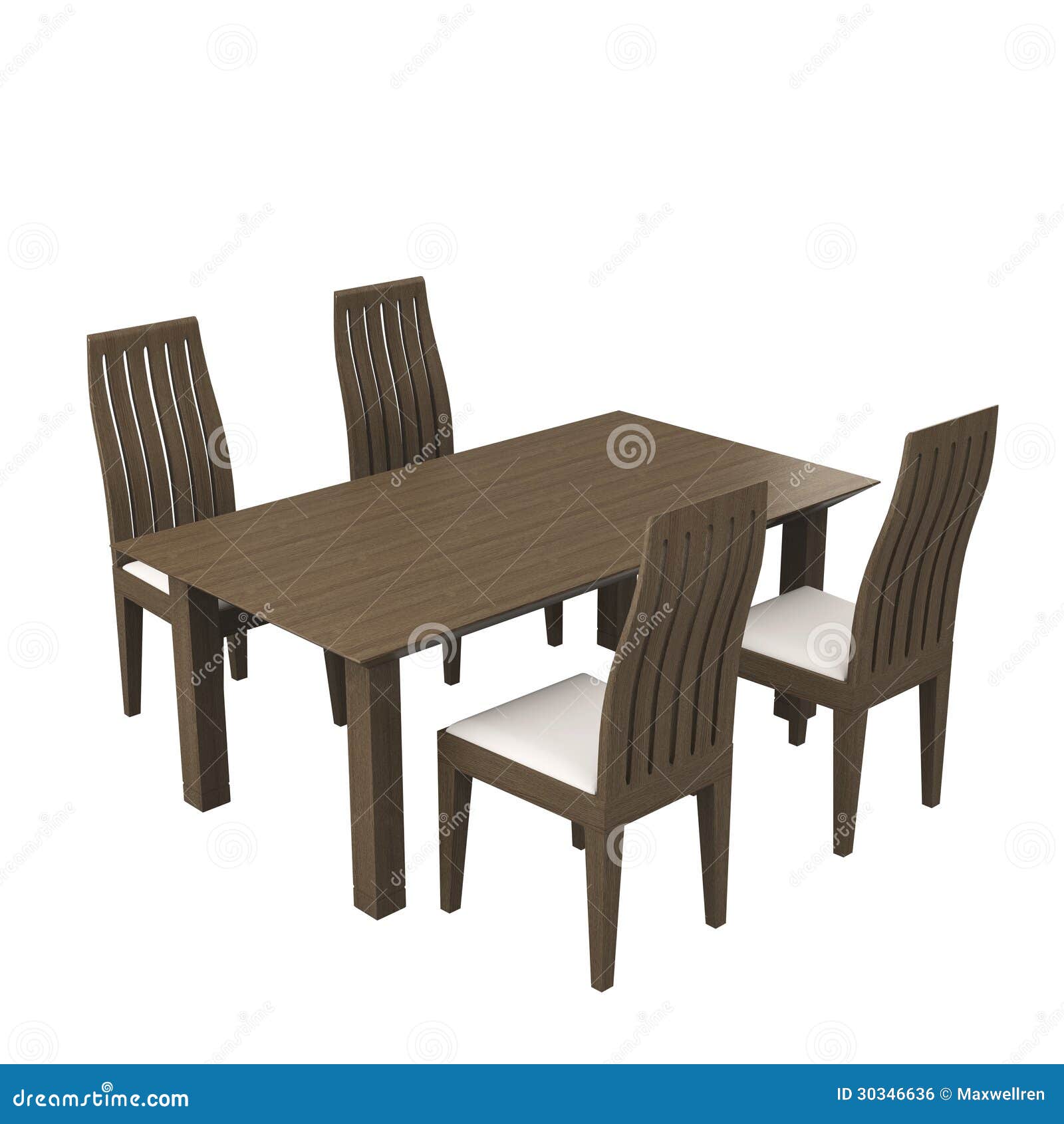 Dining table stock illustration. Illustration of indoor - 30346636