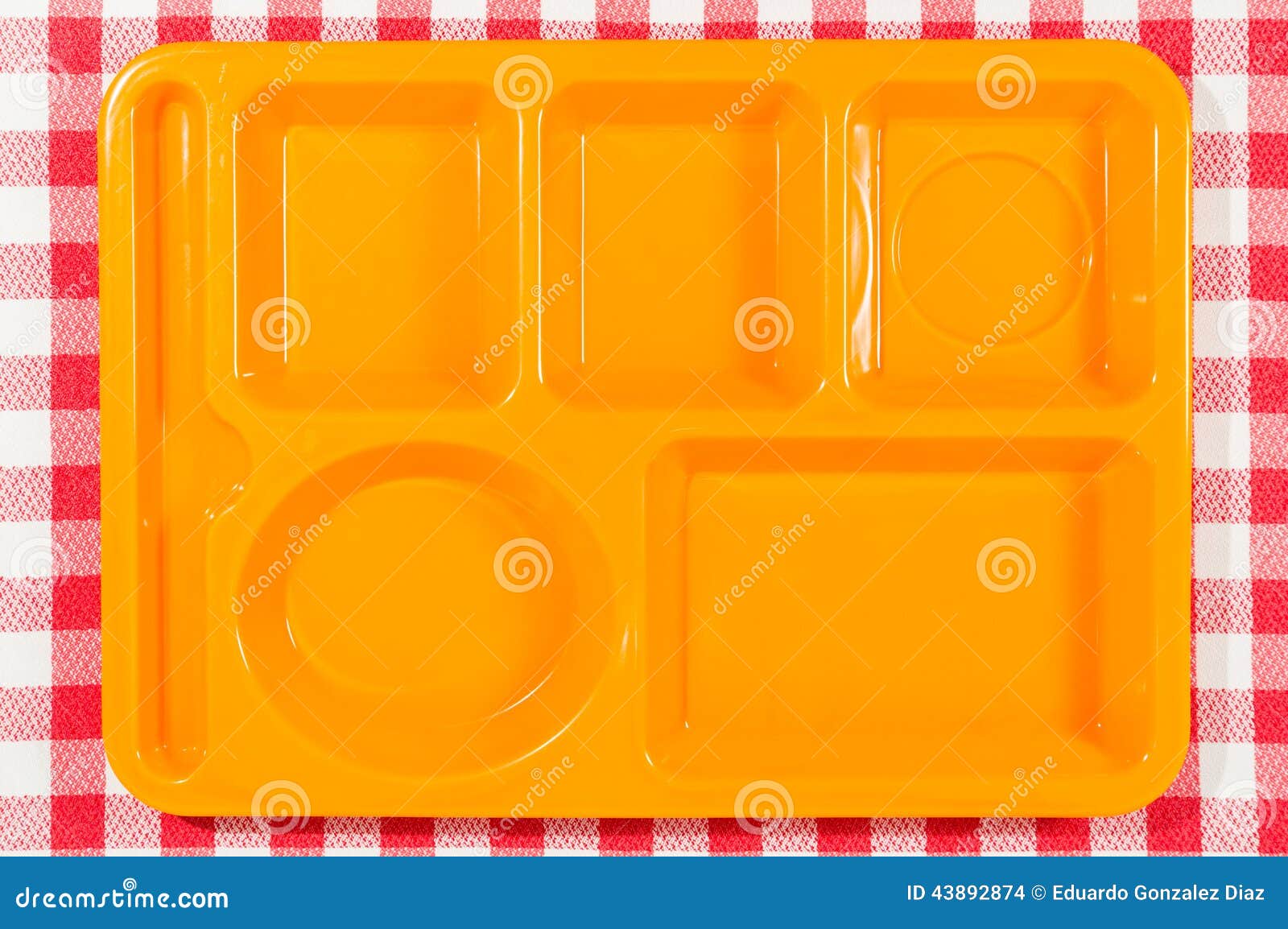 Empty School Lunch Tray