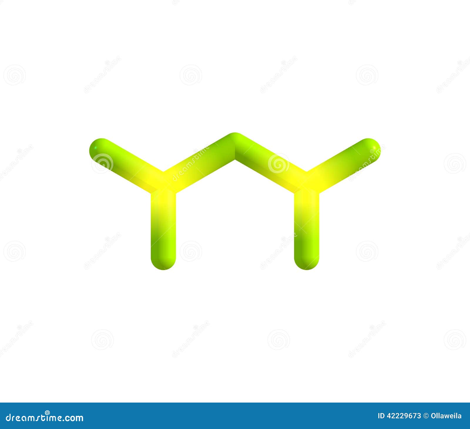 Dinitrogen Pentoxide Molecular Structure Isolated on White Stock ...