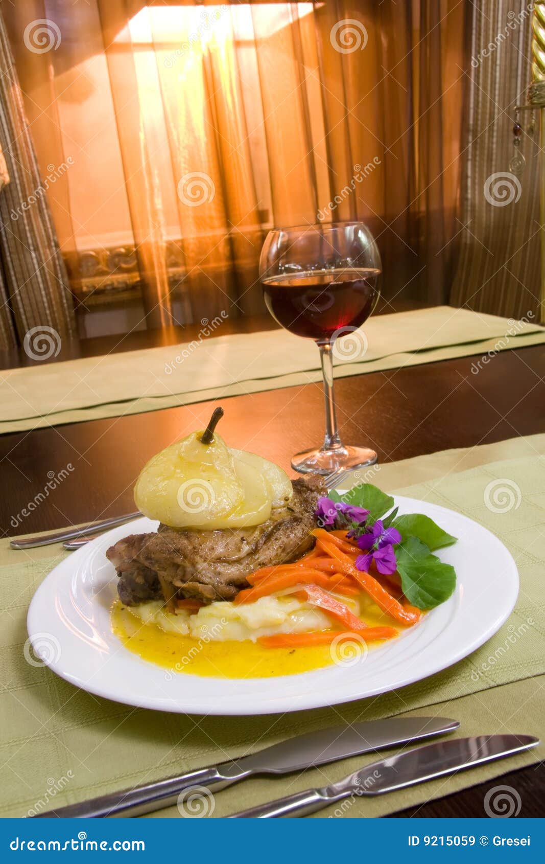 Dinner stock image. Image of food, restaurant, served - 9215059