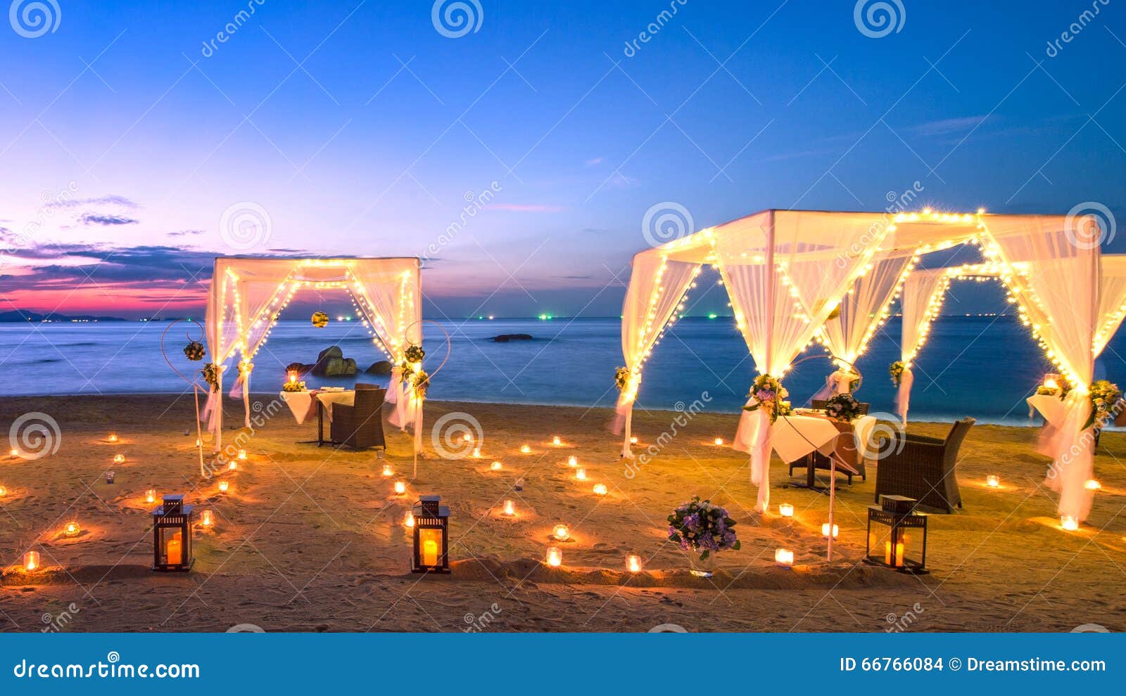 Dinner on the beach. stock photo. Image of meal, propose - 66766084