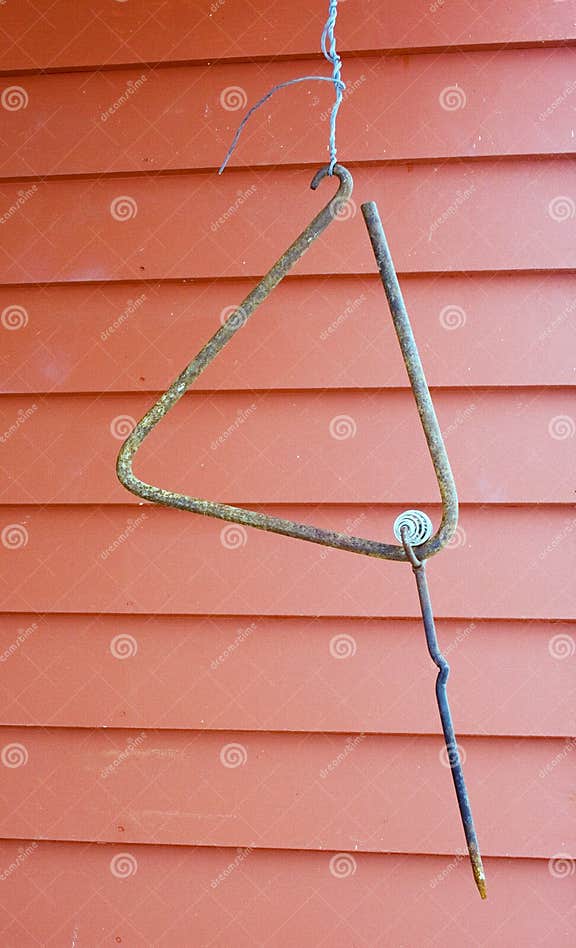 Dinner bell on farm stock photo. Image of farming, table - 17764920