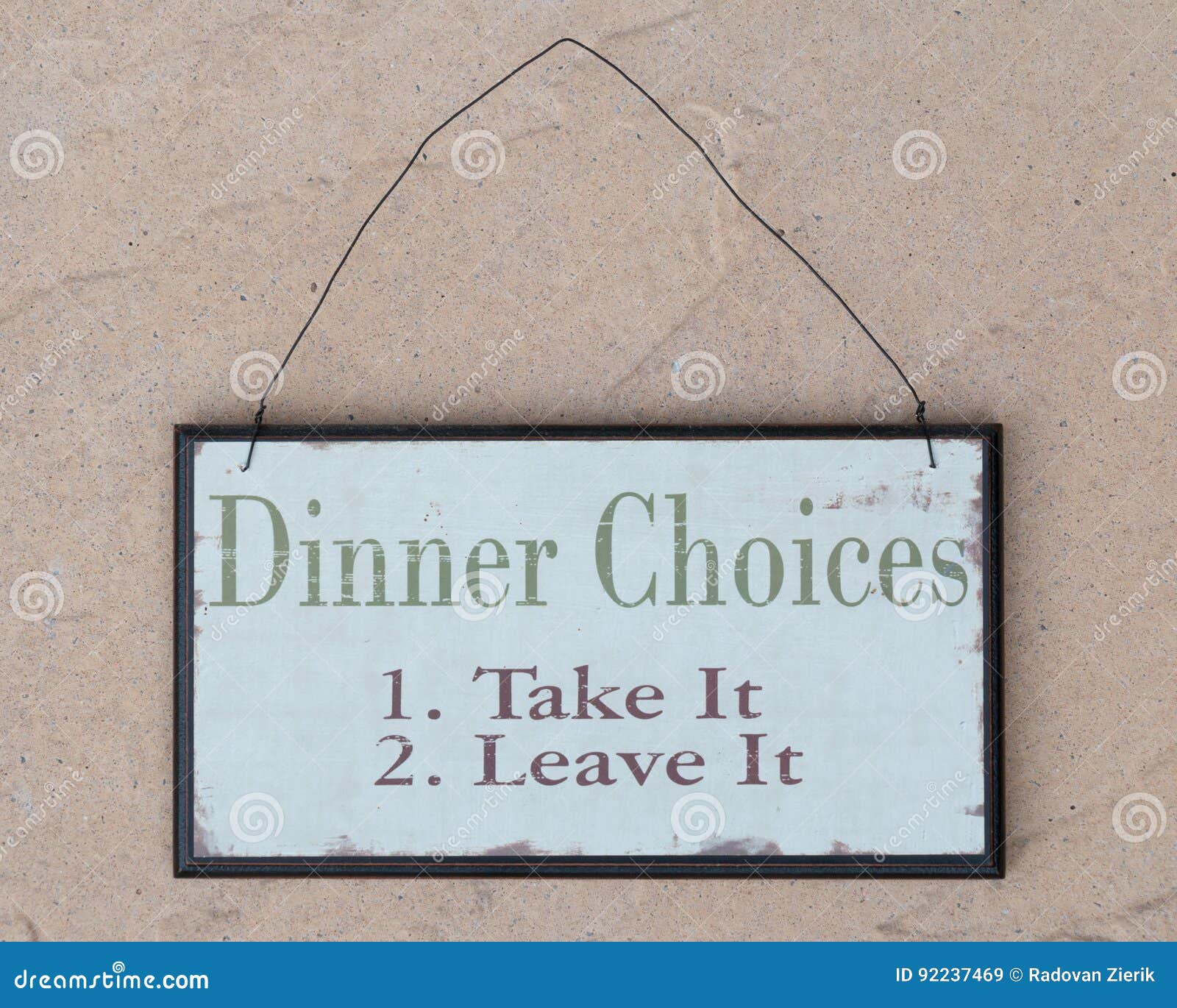 Dinner choices stock image. Image of choices, sign, clever - 92237469