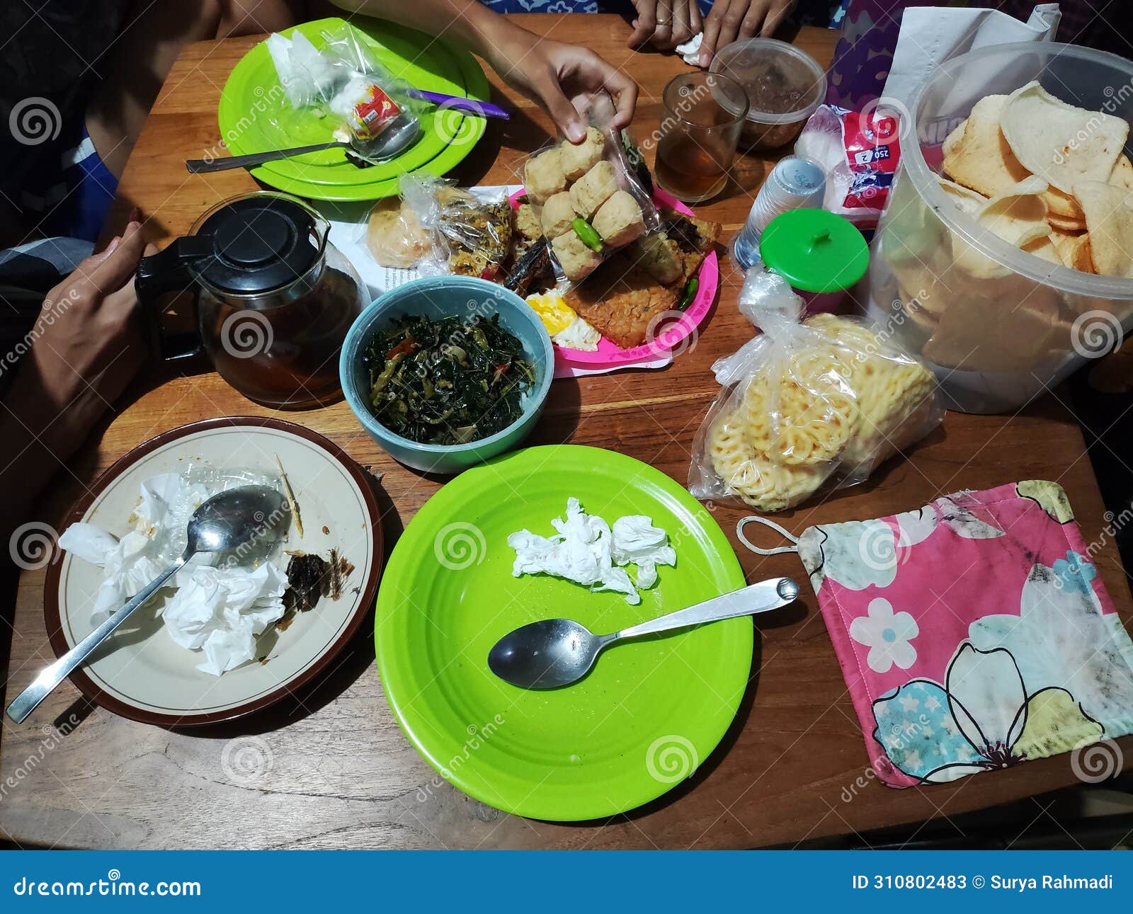 After dinner stock image. Image of family, healthy, dishes - 310802483