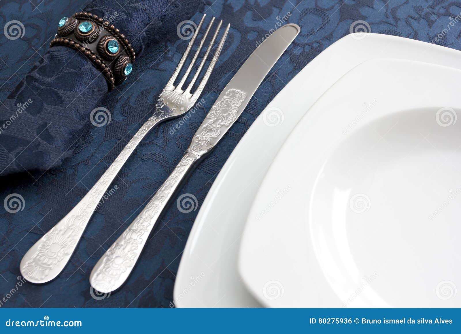 Dinner Decoration, Background Stock Photo - Image of folded, food: 80275936