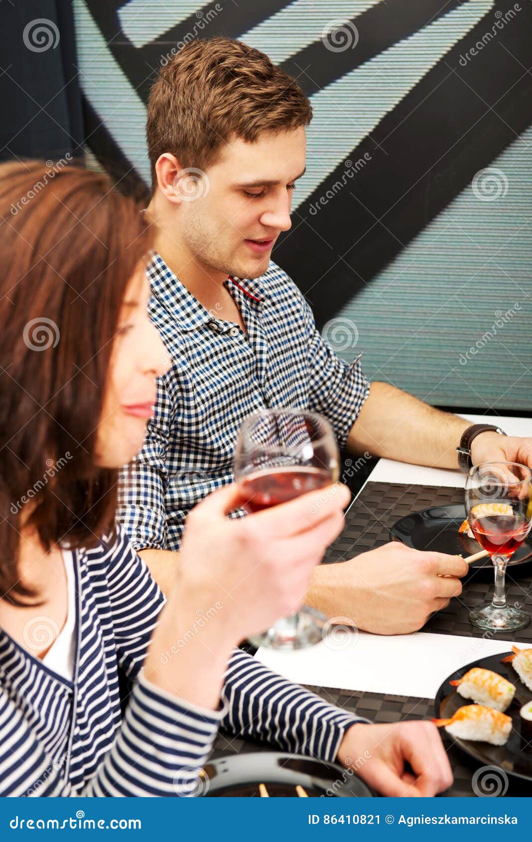 Dinner with friends. stock image. Image of dining, friends - 86410821